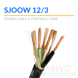 SJOOW 12/3 Portable Service Cord | Allied Wire & Cable