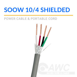 10 AWG 4 Conductor Shielded SOOW Cable | Allied Wire & Cable