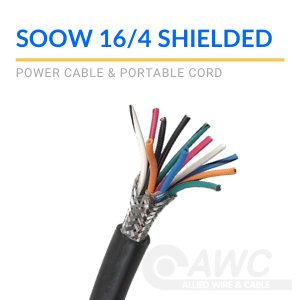 16 AWG 4 Conductor Shielded SOOW Cable | Allied Wire & Cable
